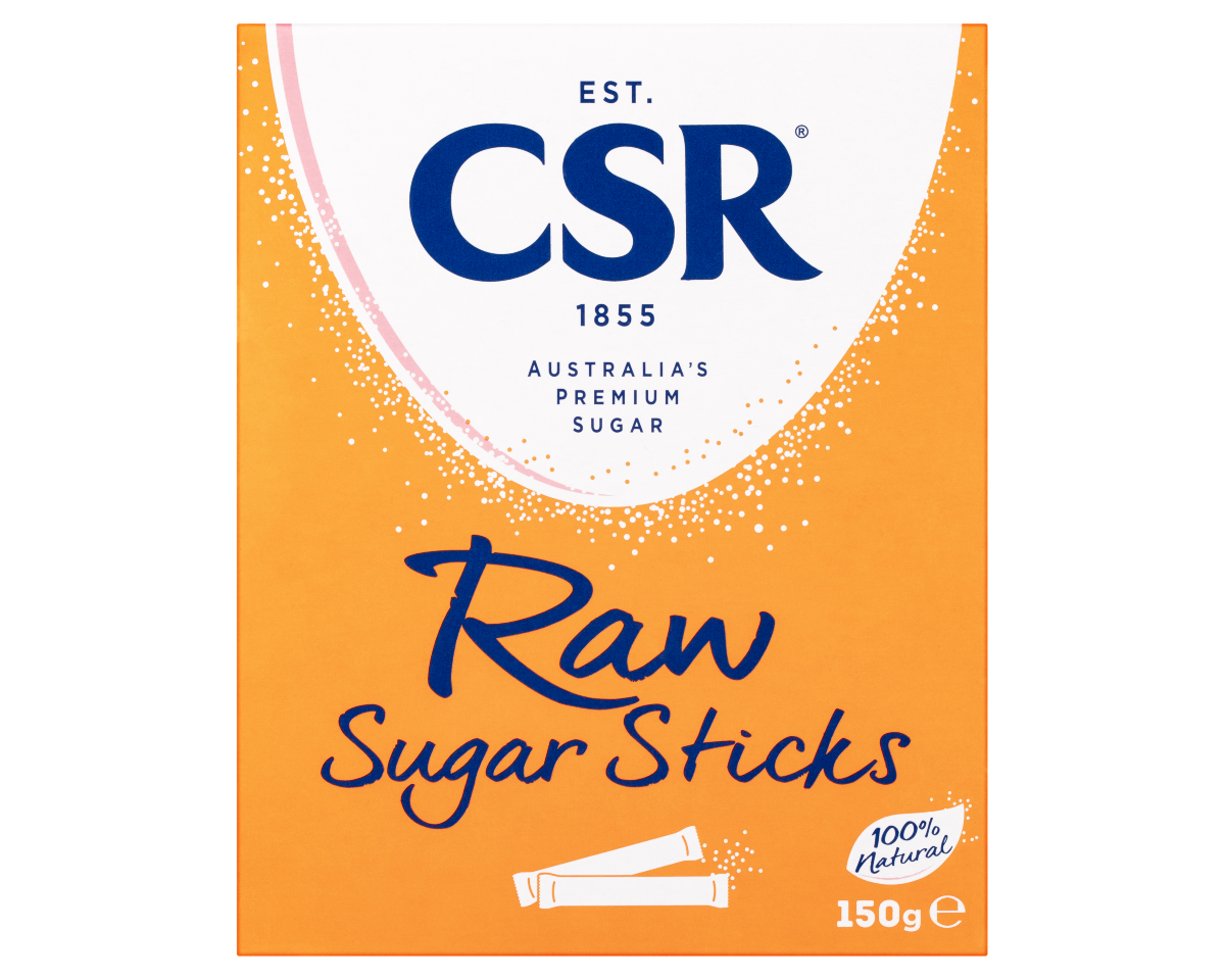 CSR Sugar Raw Sticks 150 g | CSR Sugar