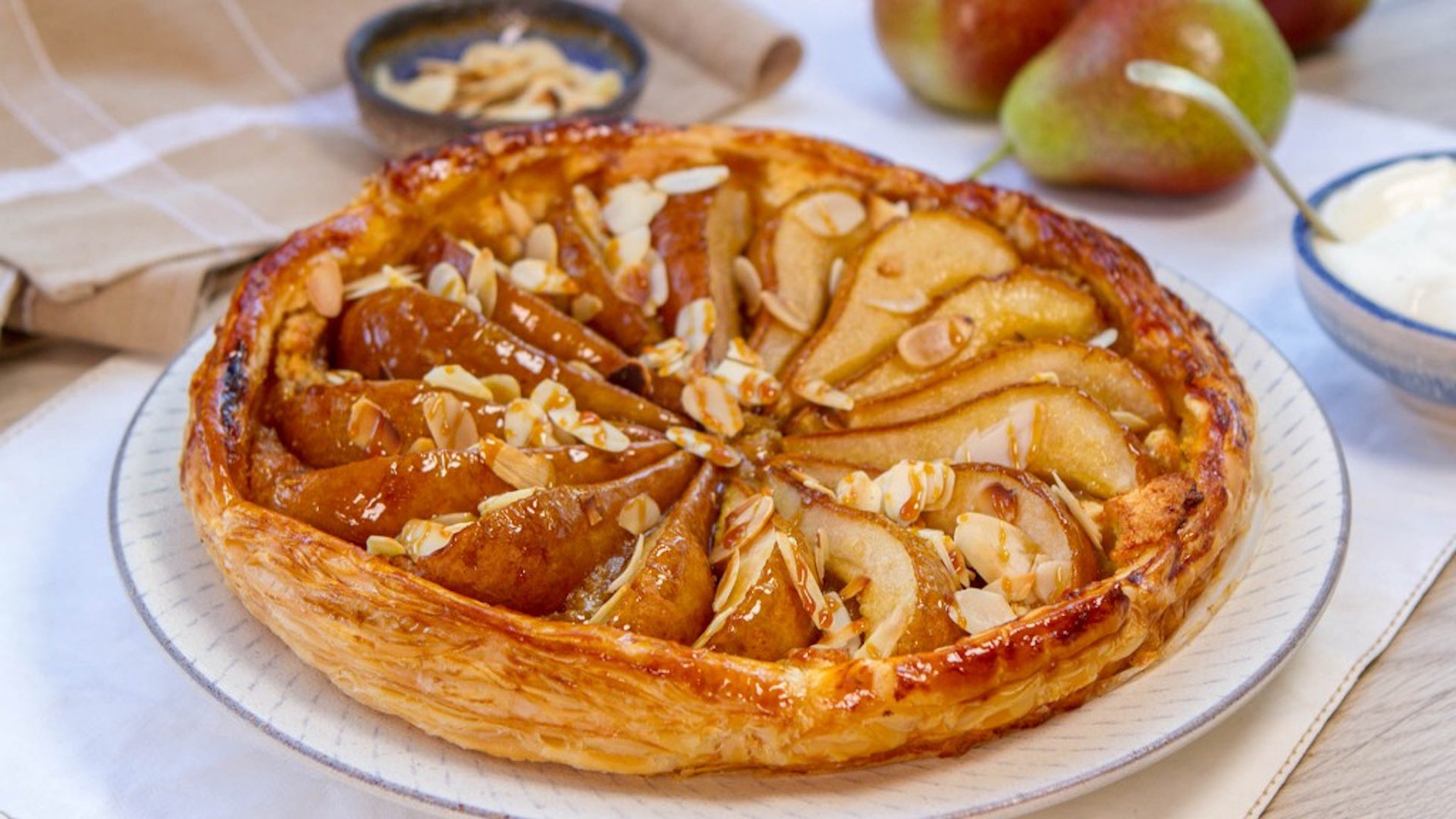 Pear Almond Tart | CSR Sugar