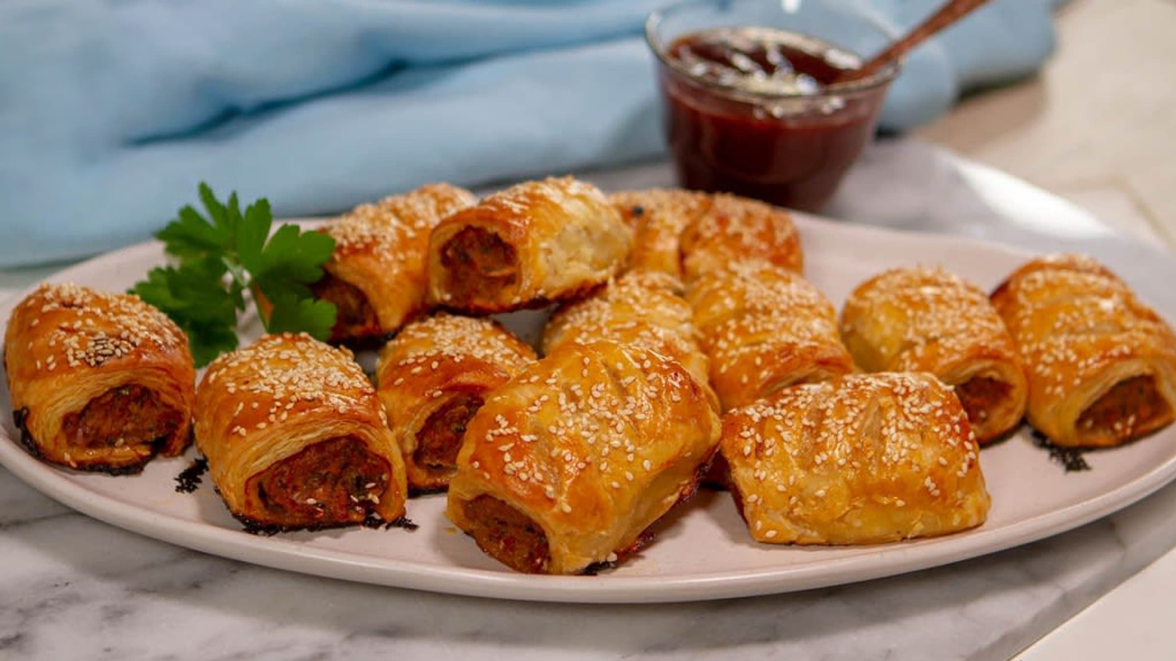 Pork Barbecue Sausage Rolls | CSR Sugar