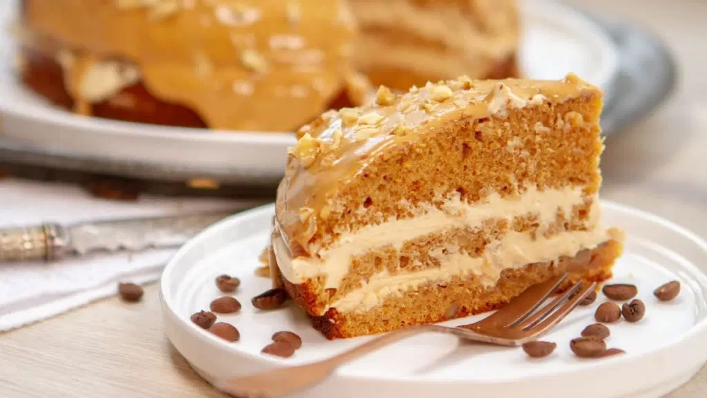 Walnut Coffee Layer Cake | CSR Sugar