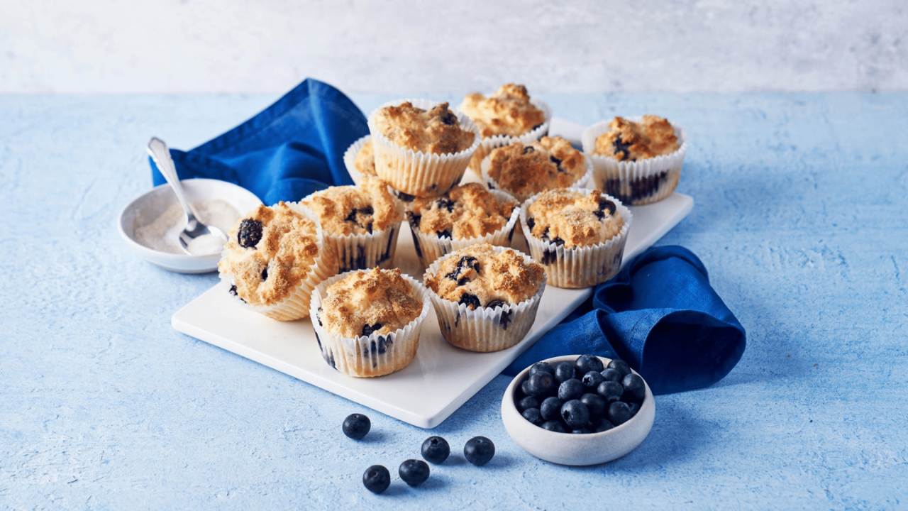 Gluten Free Blueberry Muffins | CSR Sugar
