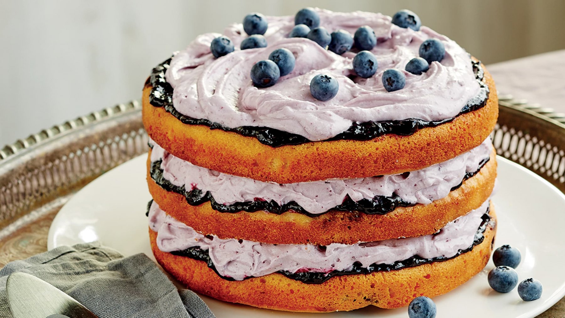 Blueberry Layer Cake | CSR Sugar
