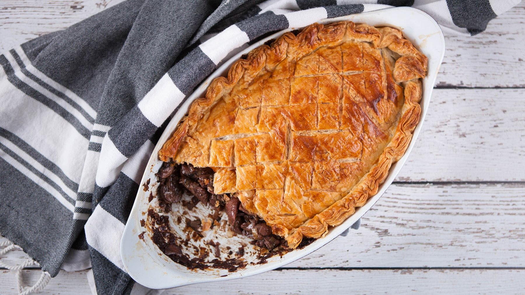 Mushroom Leek Pie | CSR Sugar
