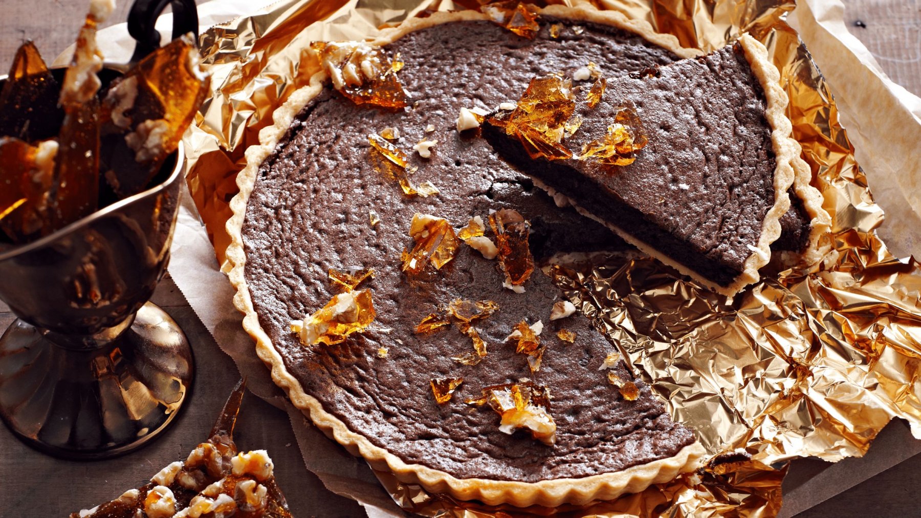Chocolate Tart with Walnut Praline | CSR Sugar